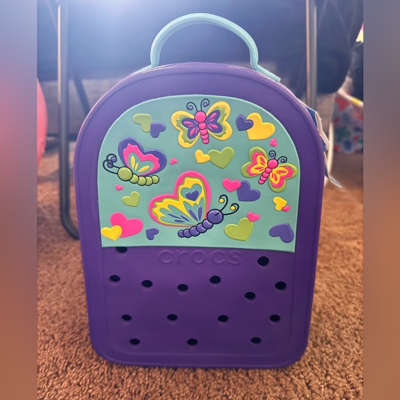 CROCS | Accessories | Butterfly Crocs Backpack | Poshmark